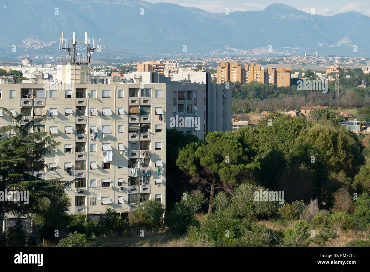 Residential Building In Rome High Resolution Stock Photography and ...