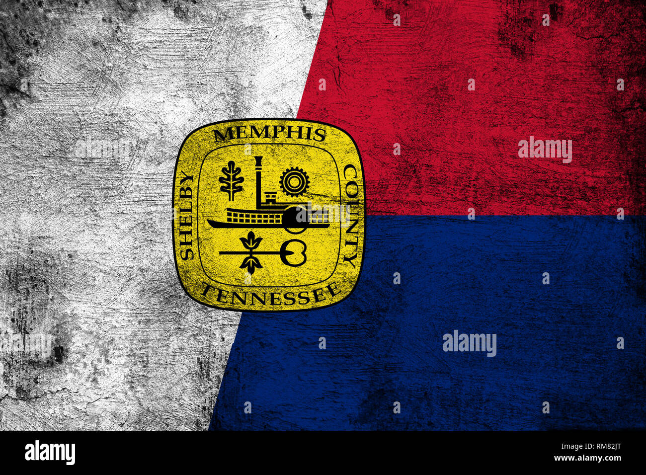 Memphis Tennessee grunge and dirty flag illustration. Perfect for ...