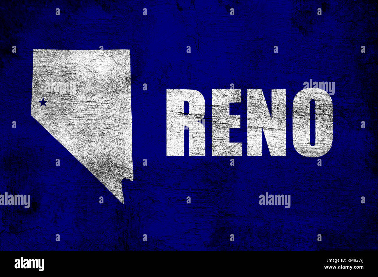 Reno grunge and dirty flag illustration. Perfect for background or ...