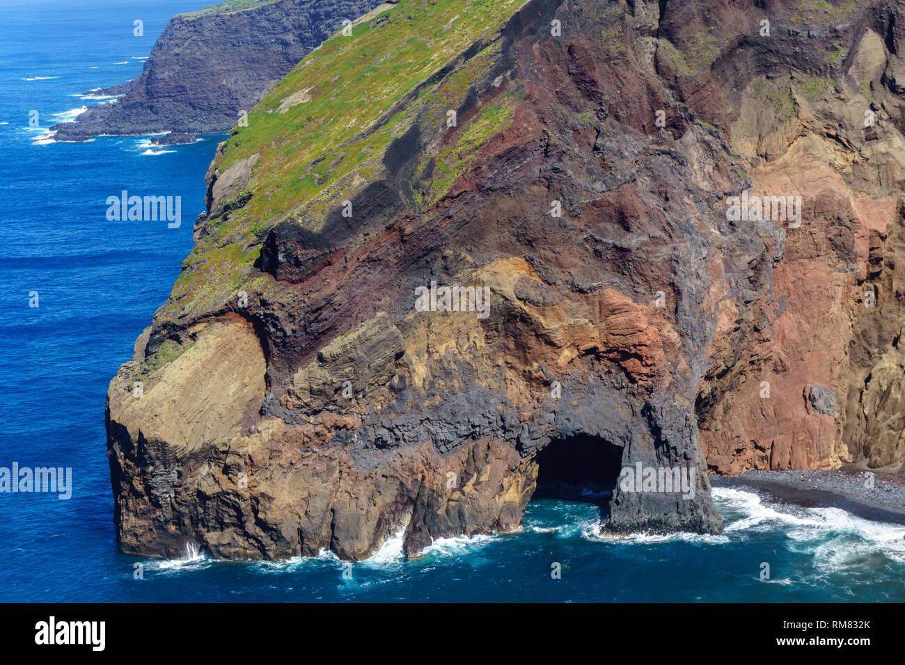 Volcanic area on Faial Azores Stock Photo - Alamy