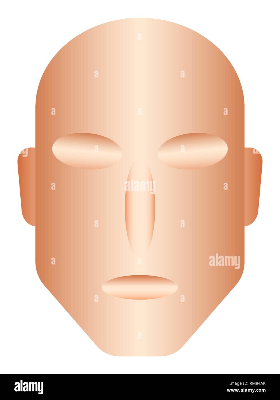 Illustration of the abstract concept human face Stock Vector Image ...