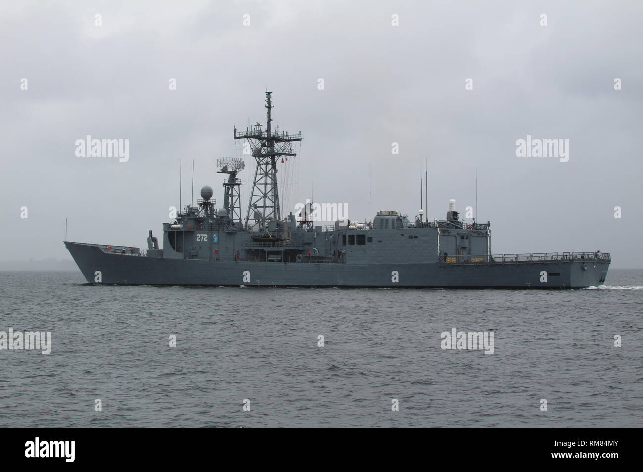 ORP General Kazimierz Pulaski (272), an Oliver Hazard Perry-class ...