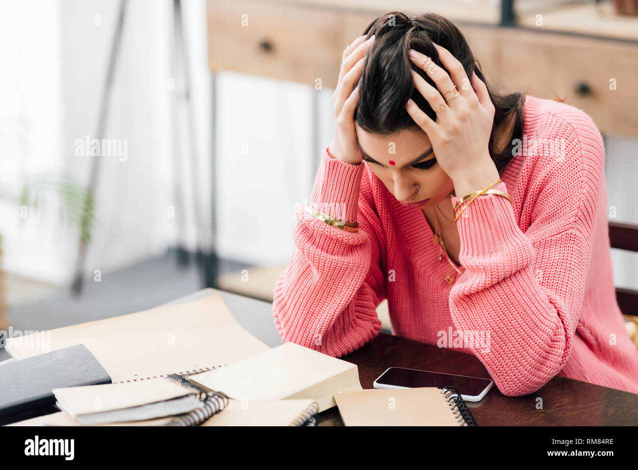 Sad Indian Girl High Resolution Stock Photography and Images - Alamy