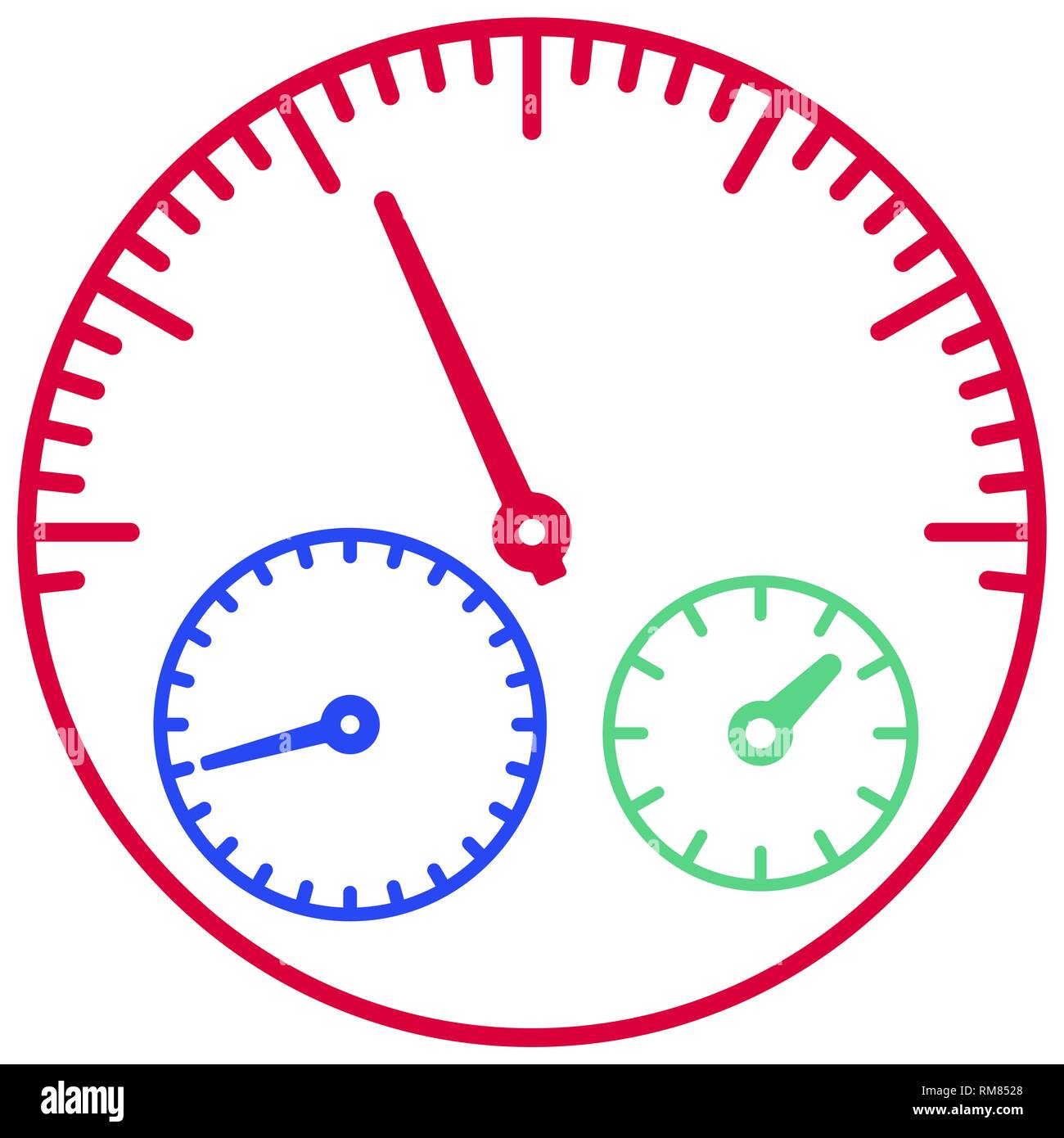 Illustration of the abstract dial devices Stock Vector Image & Art - Alamy