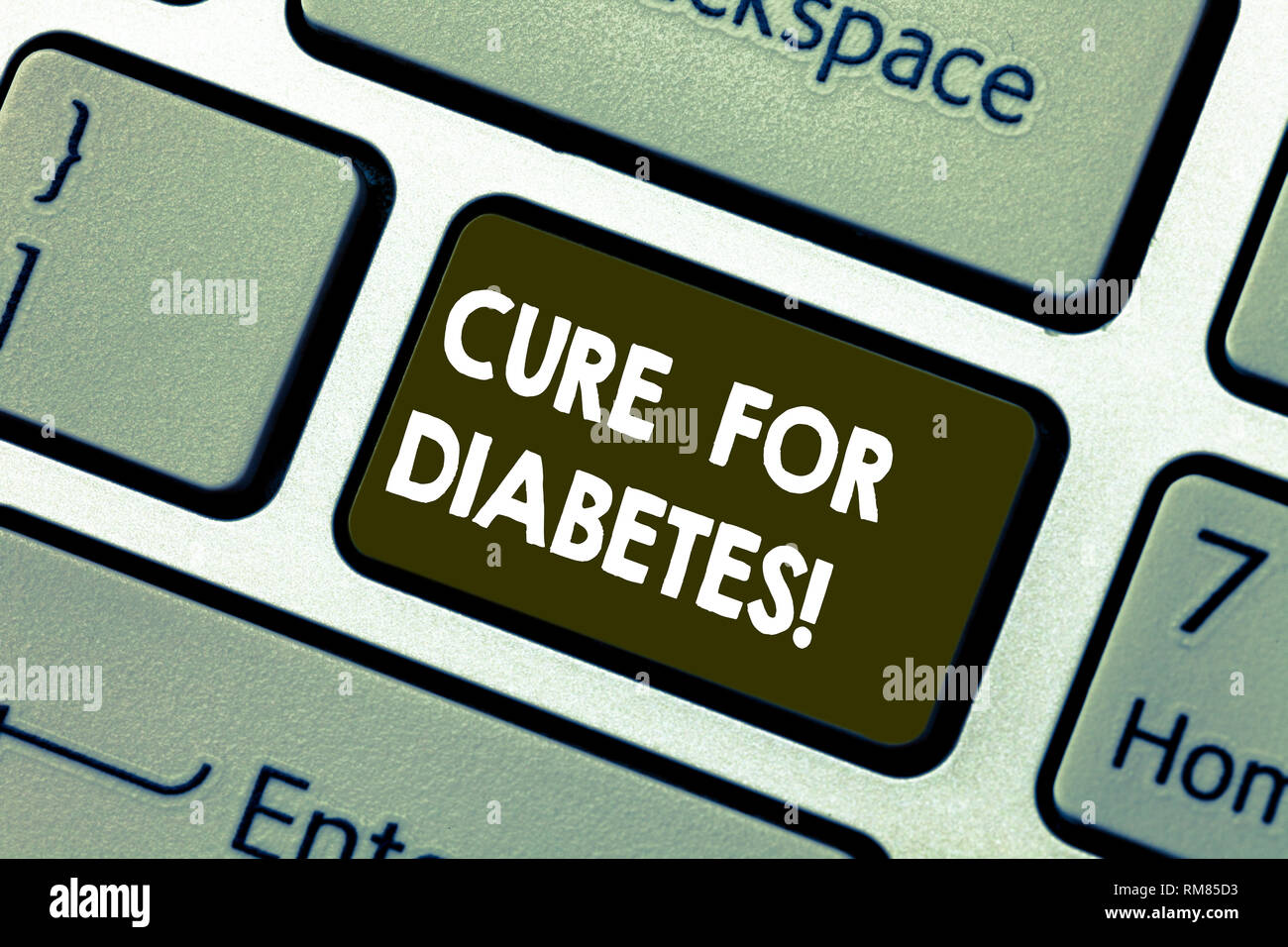 Writing note showing Cure For Diabetes. Business photo showcasing ...