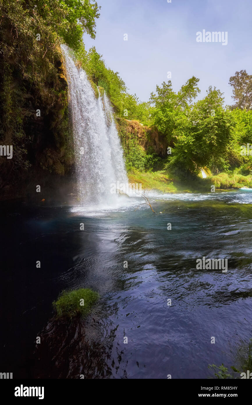 beautiful limestone waterfall forest with soft water Stock Photo - Alamy