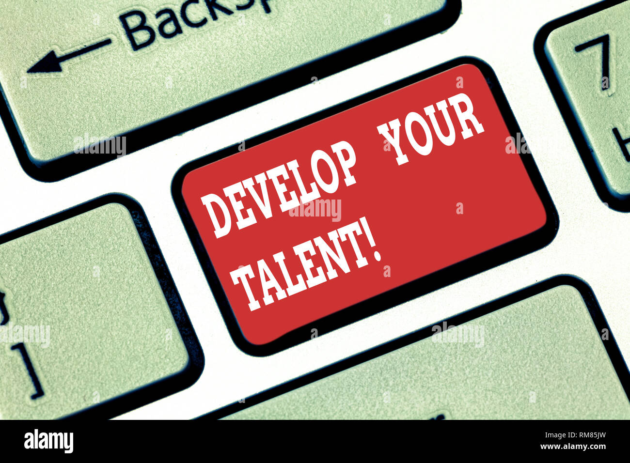 Conceptual hand writing showing Develop Your Talent. Business photo ...