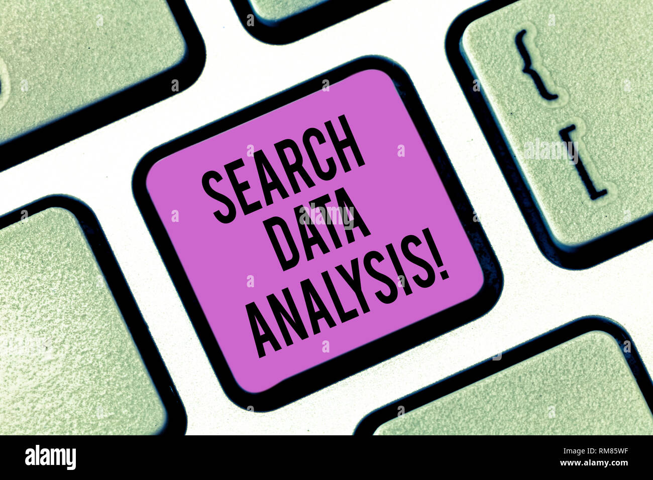 Word Writing Text Search Data Analysis Business Concept For Process Of Evaluating Data Using