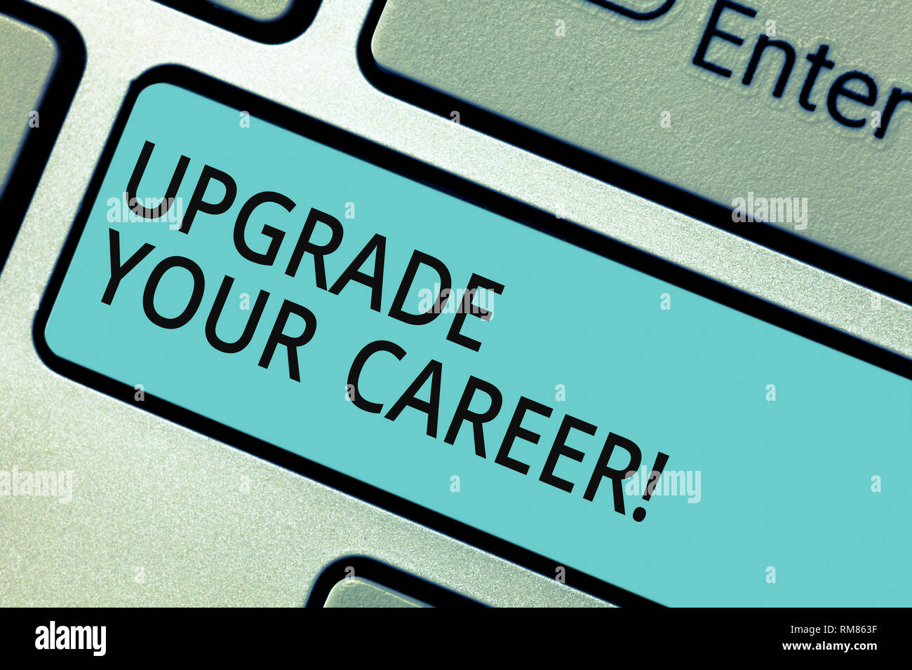 Writing note showing Upgrade Your Career. Business photo showcasing ...