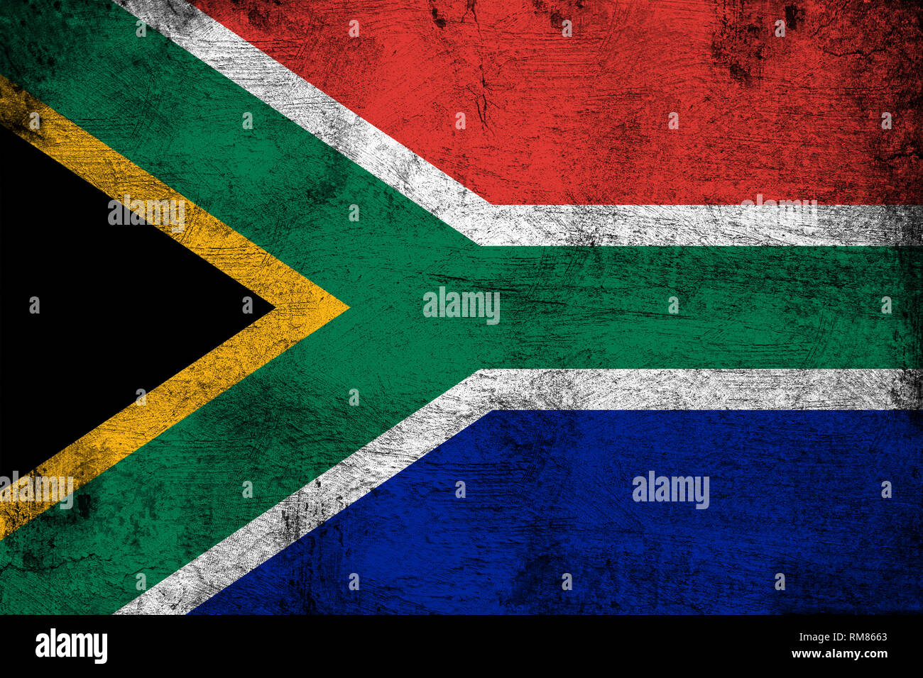 South Africa grunge and dirty flag illustration. Perfect for background ...