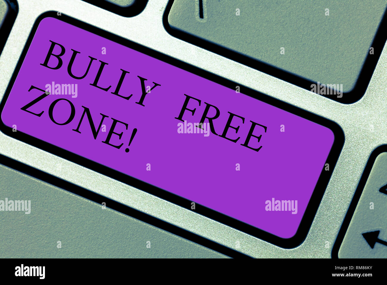 Bully free zone hi-res stock photography and images - Alamy
