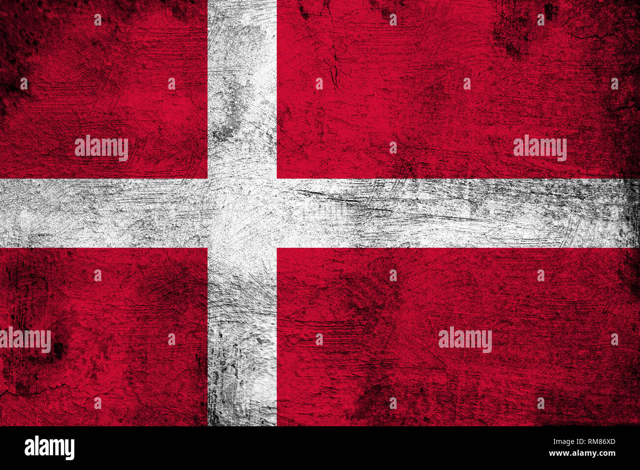 Denmark grunge and dirty flag illustration. Perfect for background or ...