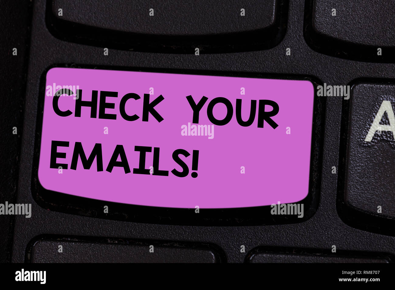 Handwriting text writing Check Your Emails. Concept meaning have look ...