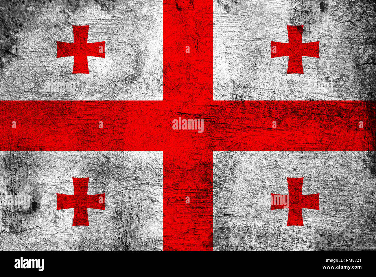 Georgia grunge and dirty flag illustration. Perfect for background or ...