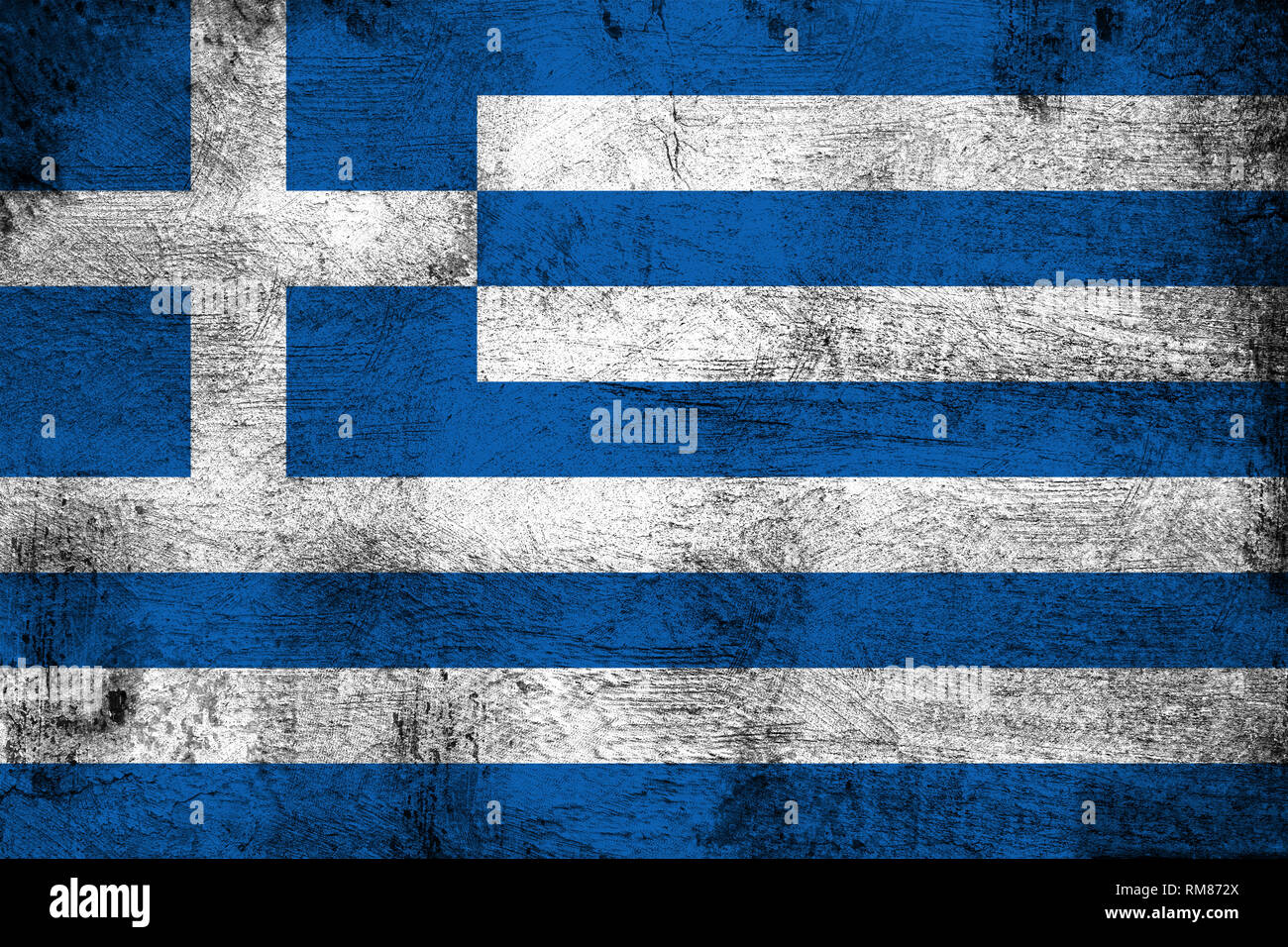 Greece grunge and dirty flag illustration. Perfect for background or ...
