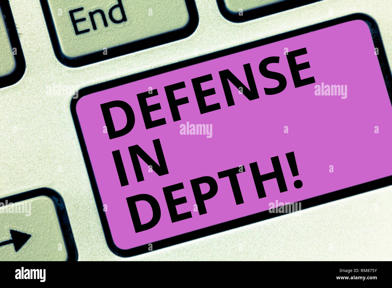 Word writing text Defense In Depth. Business concept for arrangement ...