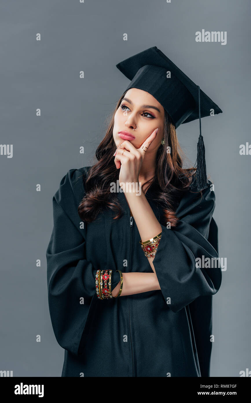 Female graduation cap and gown hi-res stock photography and images - Alamy