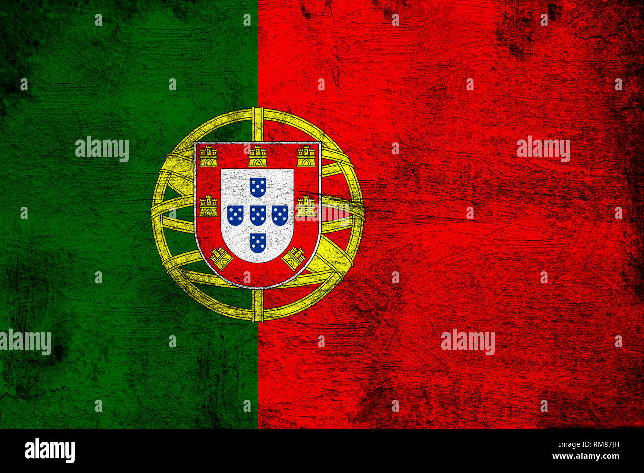 Portugal grunge and dirty flag illustration. Perfect for background or ...