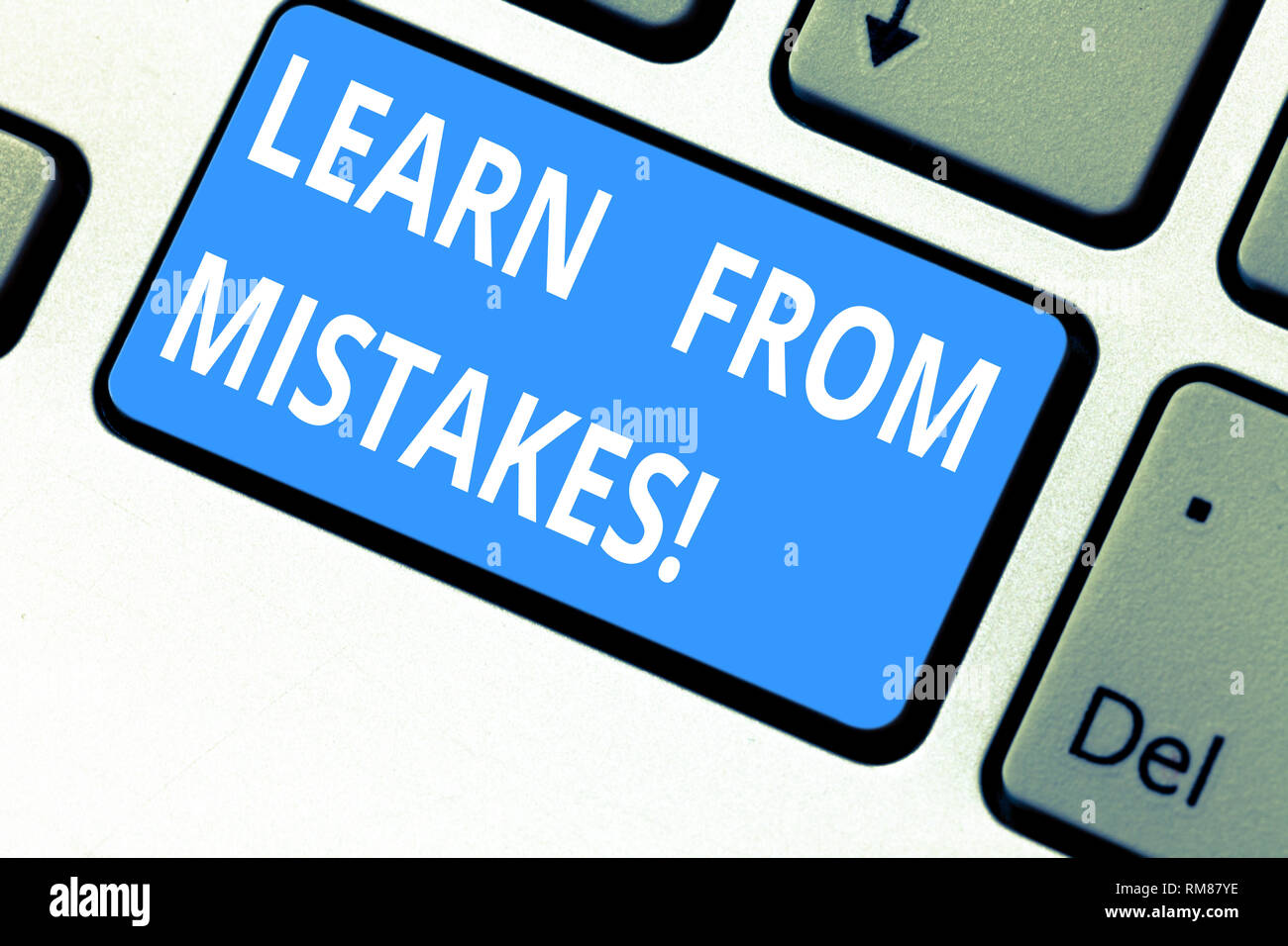 Learning from failure sign hi-res stock photography and images - Alamy
