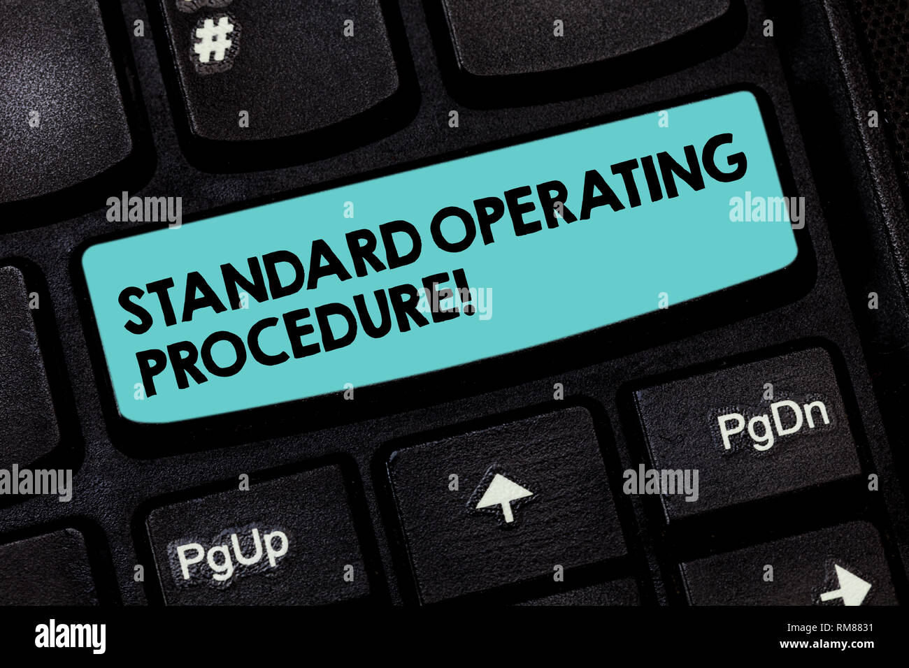 Text sign showing Standard Operating Procedure. Conceptual photo ...