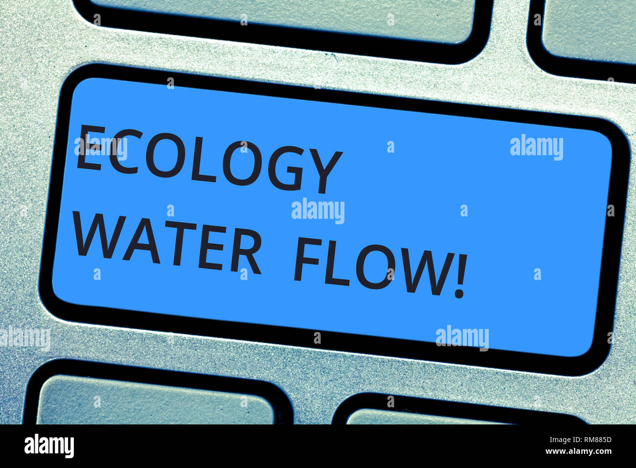 Writing note showing Ecology Water Flow. Business photo showcasing ...