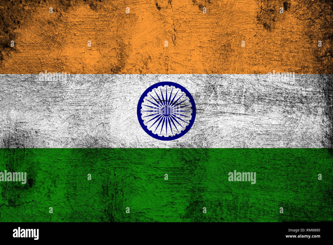 India grunge and dirty flag illustration. Perfect for background or ...