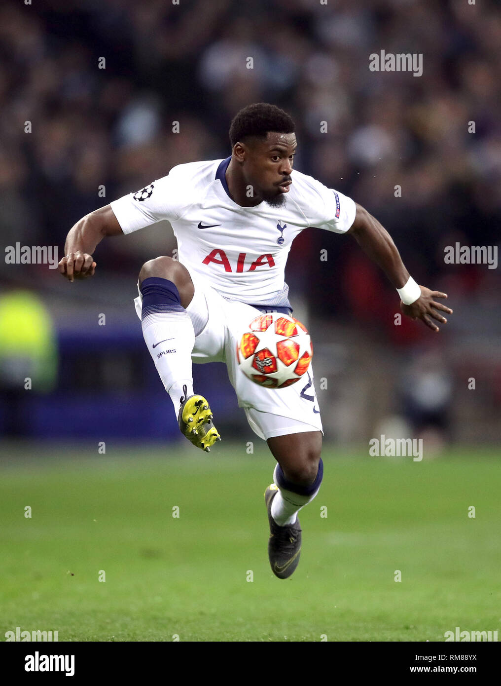 Tottenham Hotspur's Serge Aurier during the UEFA Champions League round ...