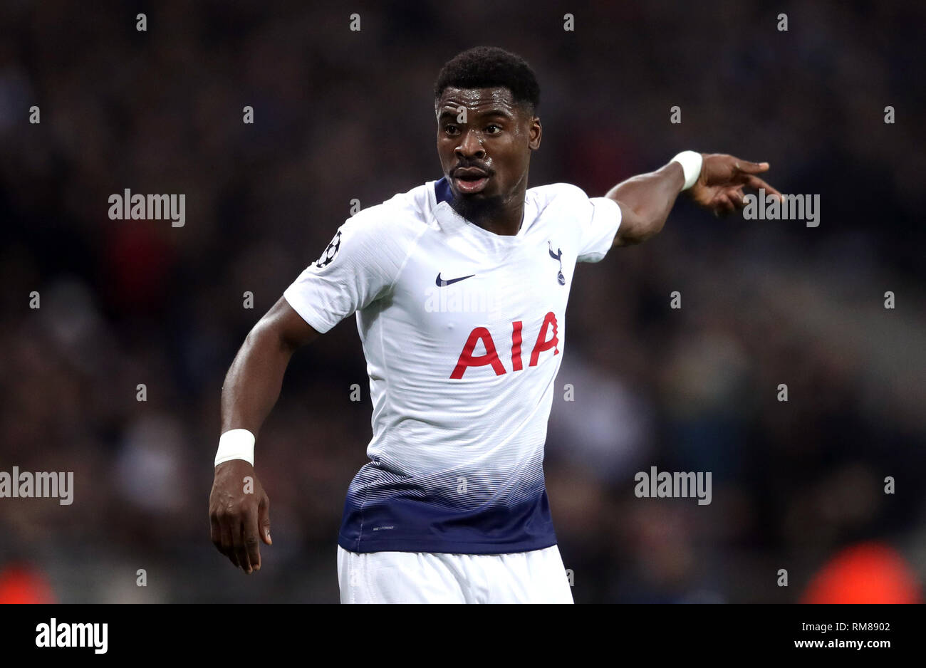 Tottenham Hotspur's Serge Aurier during the UEFA Champions League round ...