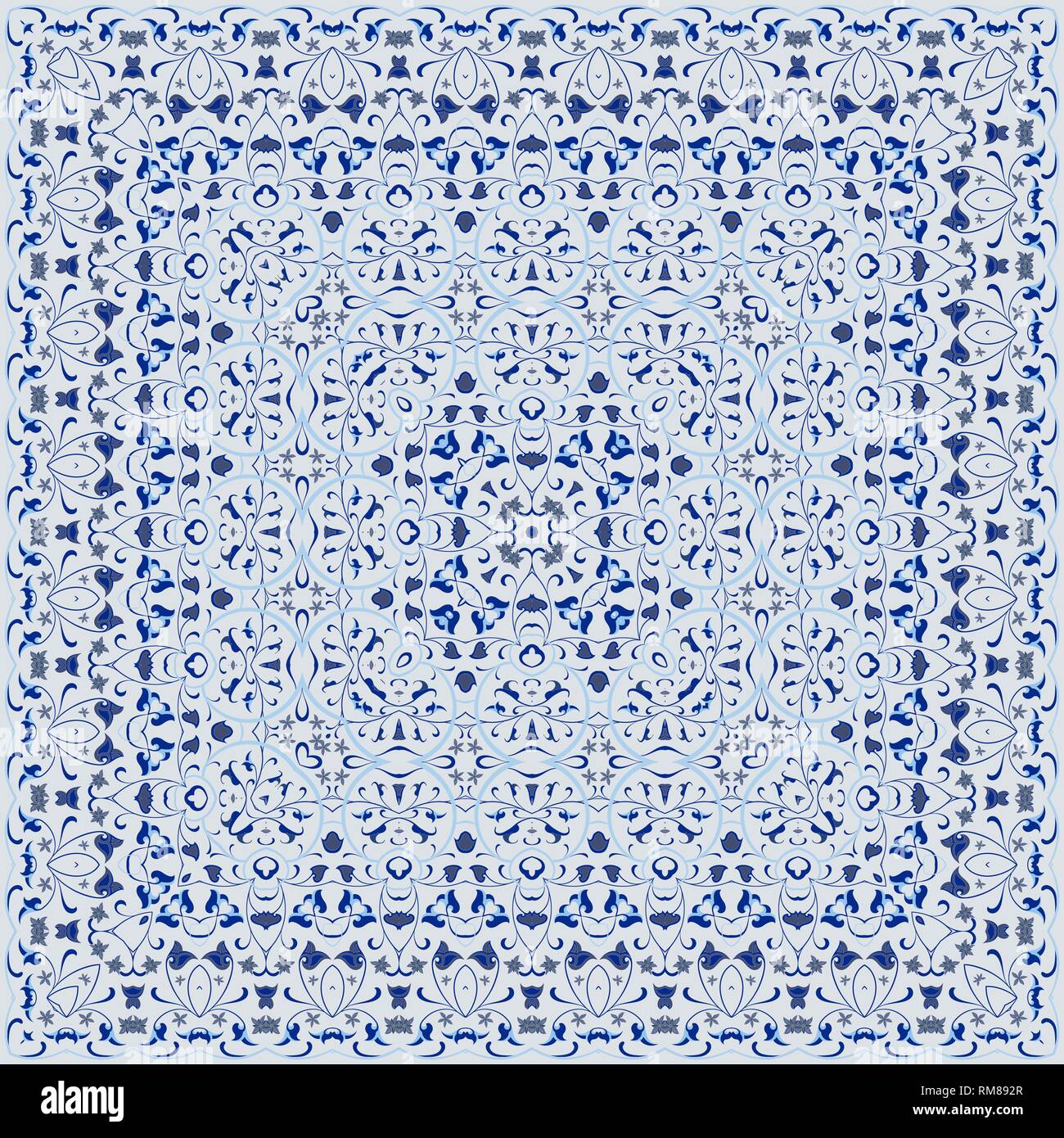 Blue arabic Stock Vector Images - Alamy