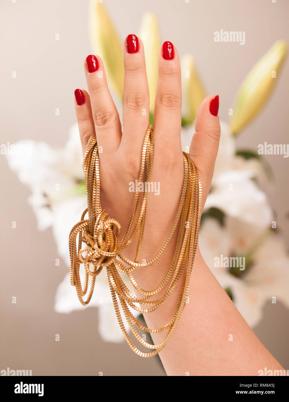 Jewels nails hi-res stock photography and images - Alamy