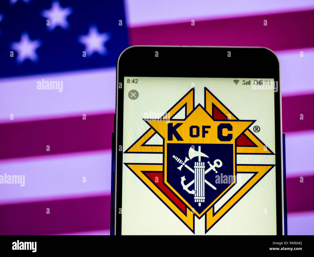 Knights of Columbus - a Catholic-based Fraternal Organization logo seen ...