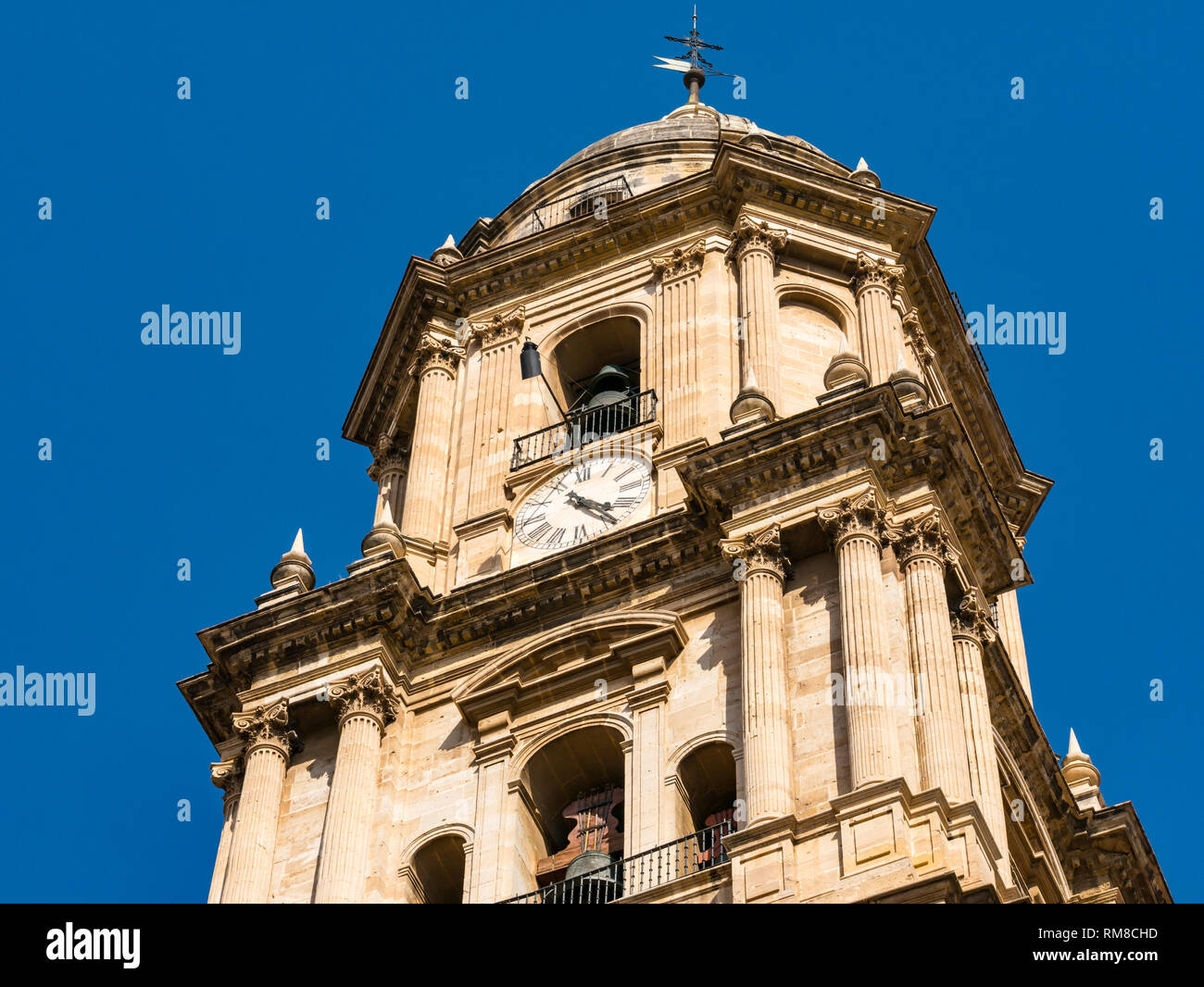 Church with clock tower hi-res stock photography and images - Alamy