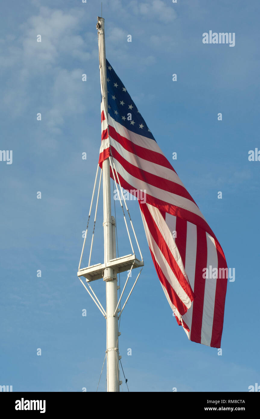 Us flag on ground hi-res stock photography and images - Alamy