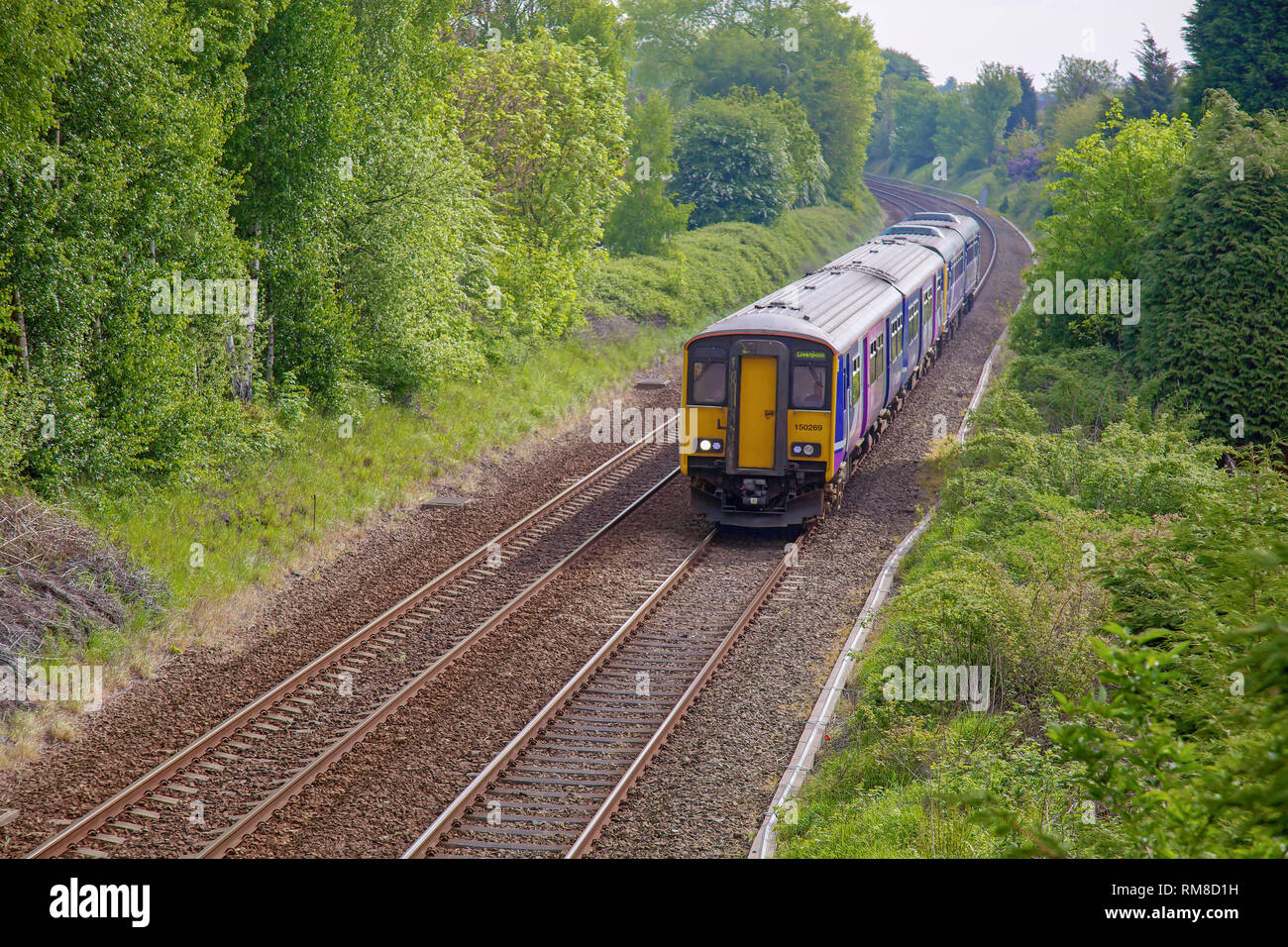 Sprinter diesel train. Diesel DMU Stock Photo - Alamy