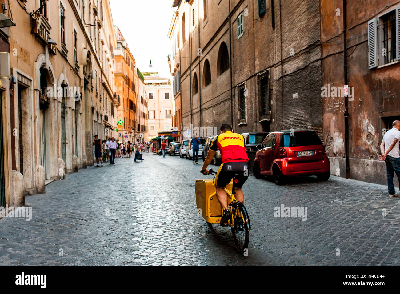 Dhl bike hi-res stock photography and images - Alamy