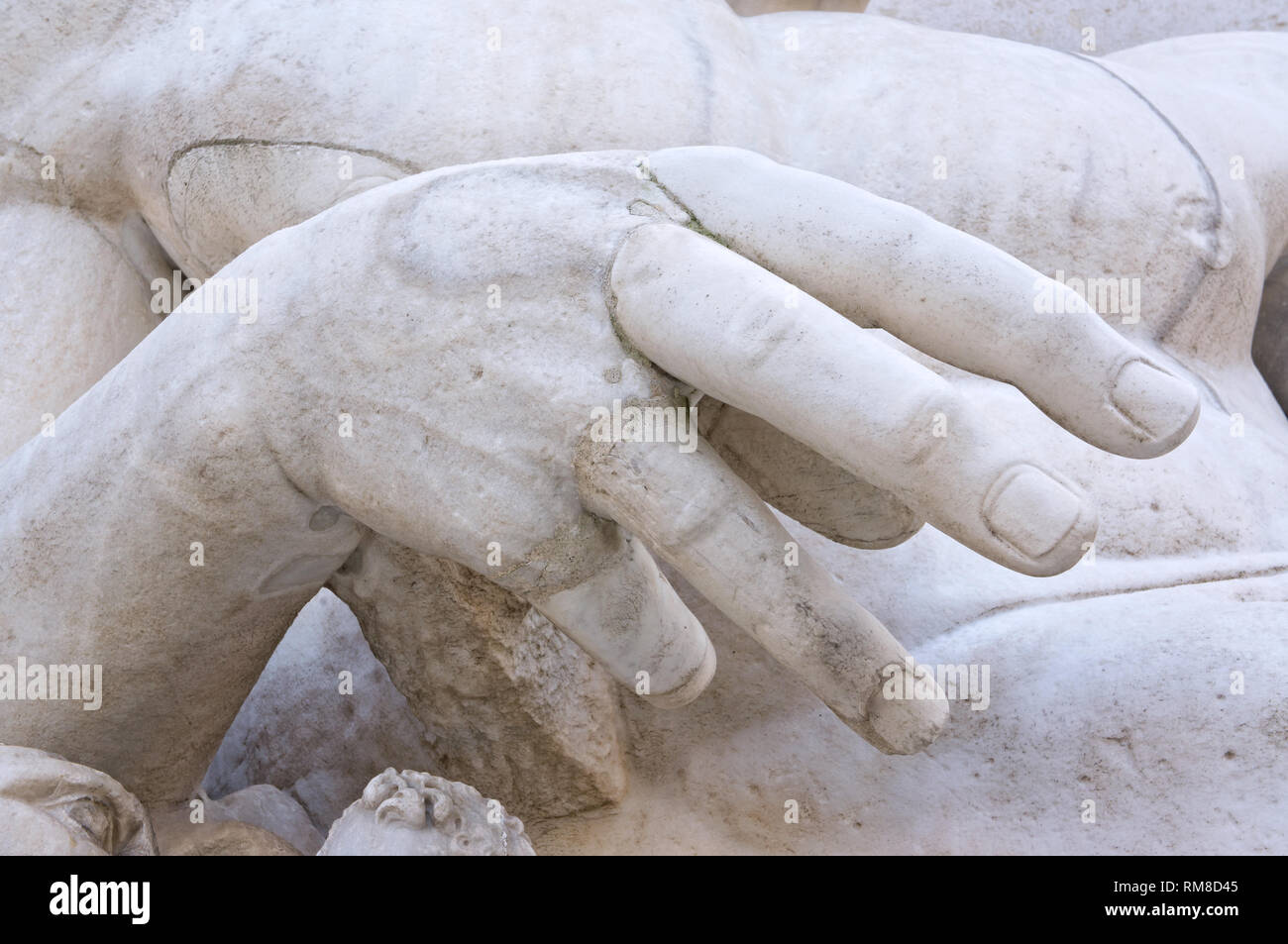 Hand statue marble monument detail square hi-res stock photography and ...