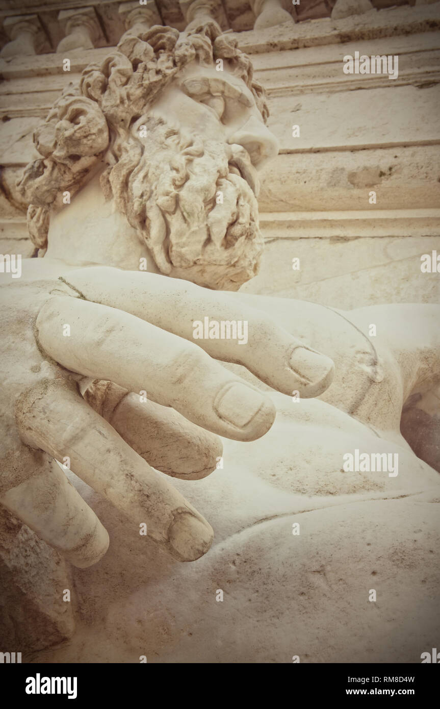 Hand statue marble monument detail square hi-res stock photography and ...
