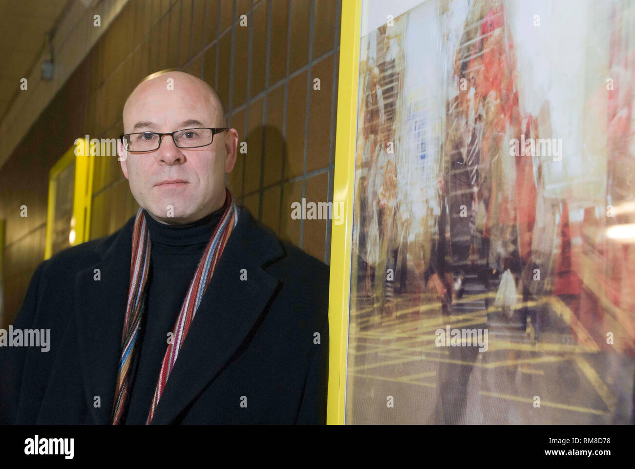 Art on the Network. Liverpool Urban. Artist Mark Wilcox Stock Photo - Alamy