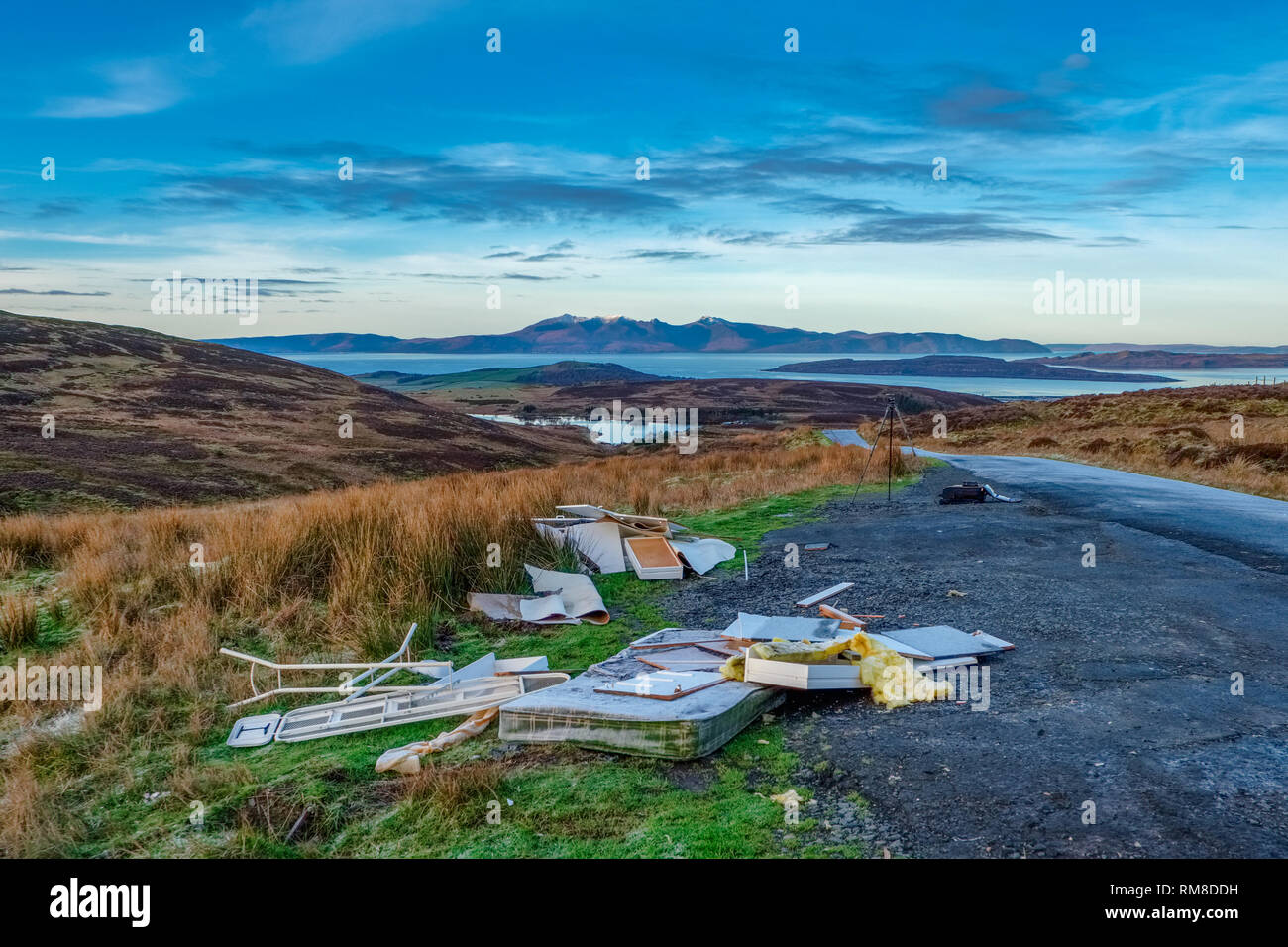 Roadside dumping and polluting on one of Scotlands most beautiful ...
