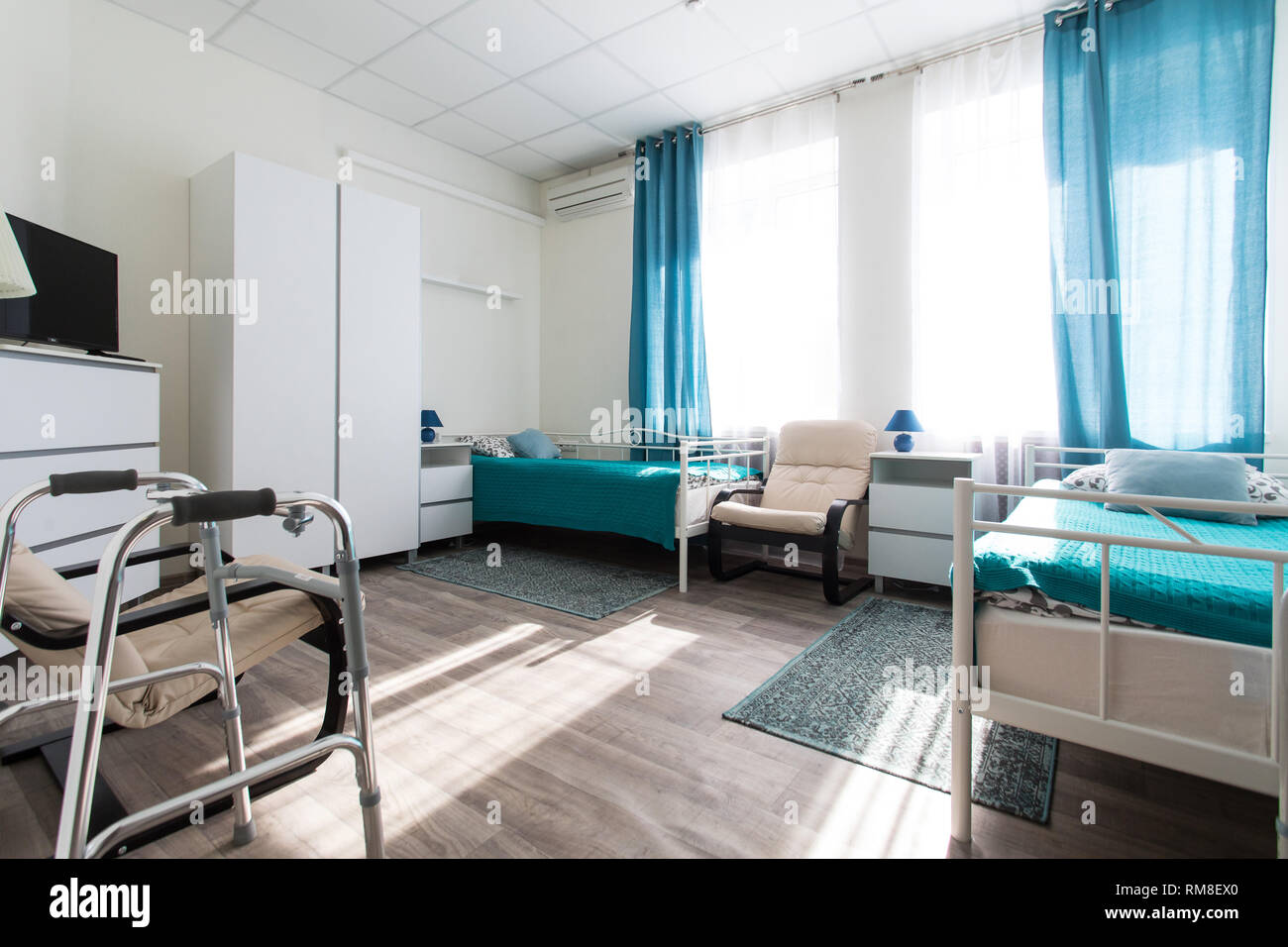 The interior room of a nursing home Stock Photo - Alamy