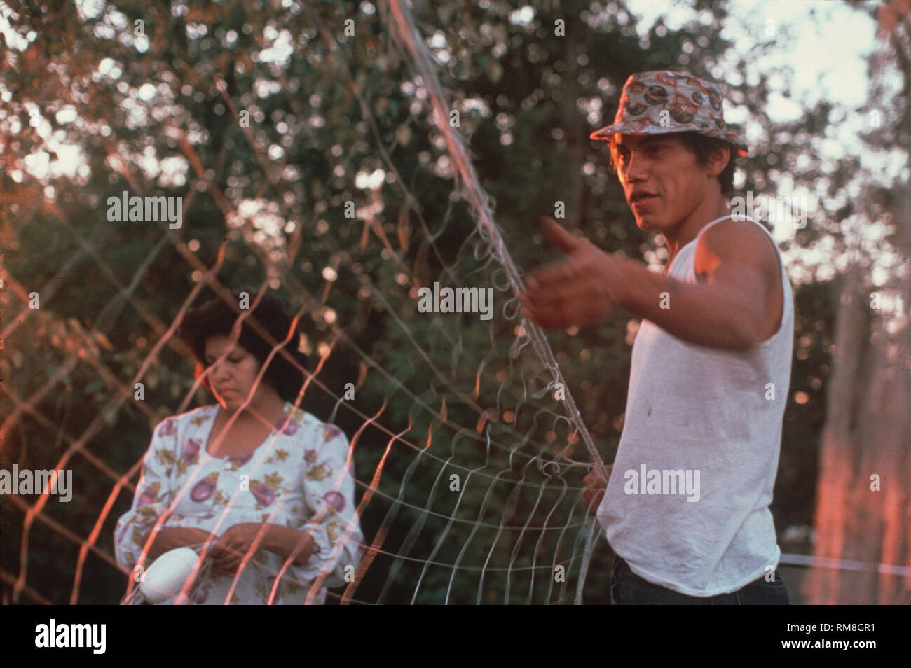 Native American Fishing Stock Photo - Alamy