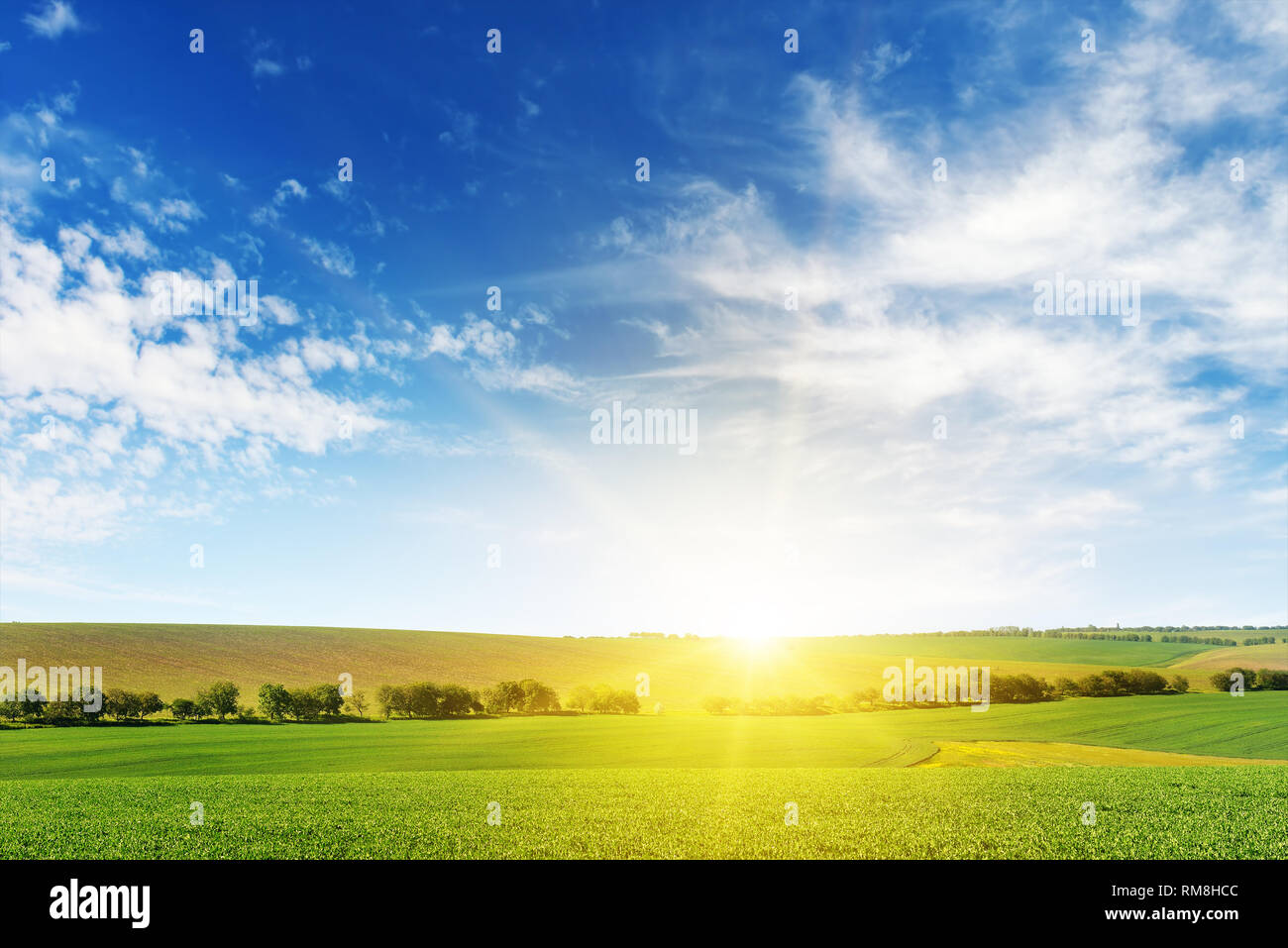 Indian farm sunset hi-res stock photography and images - Alamy