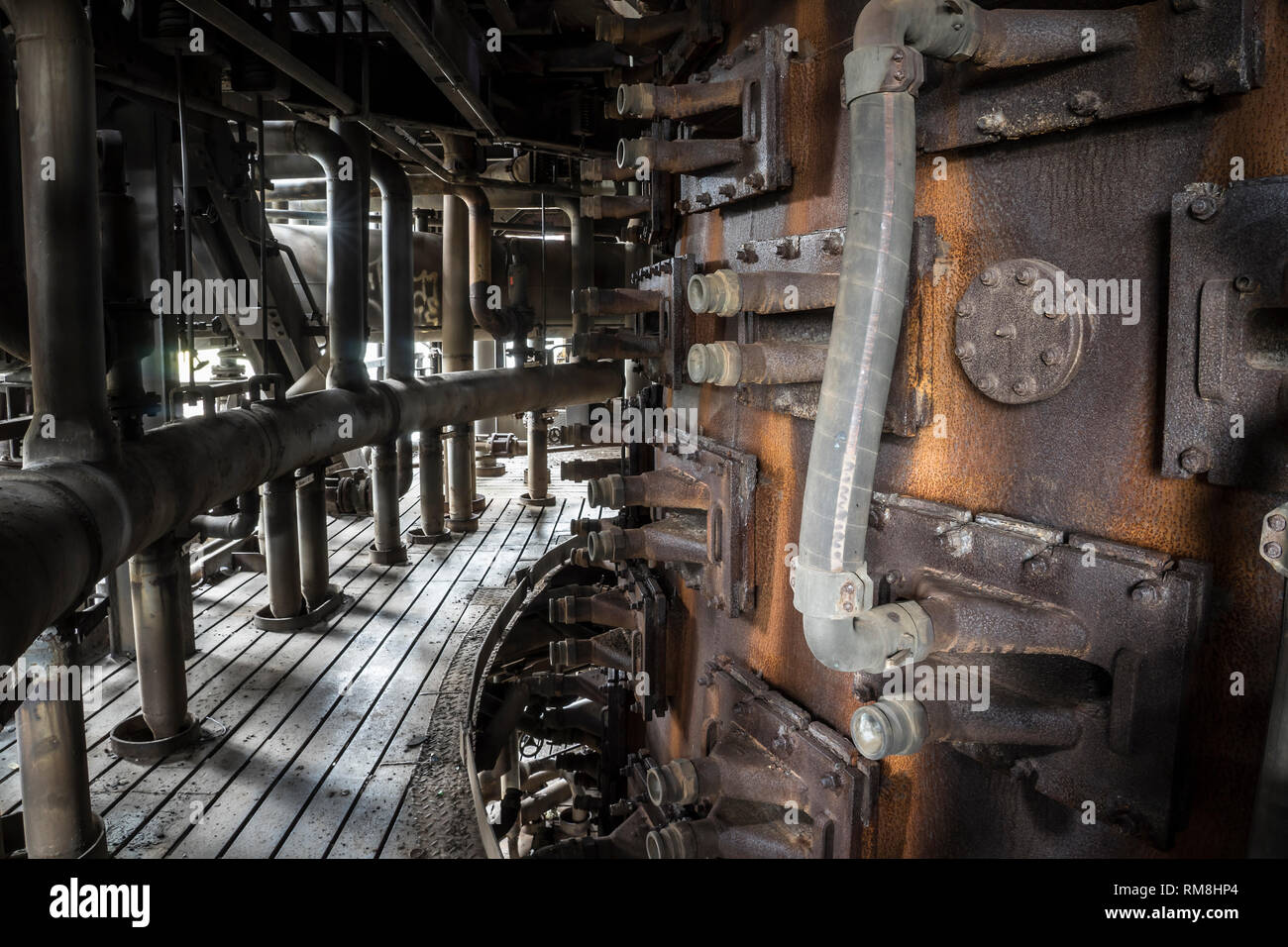 industrial iron production facility Stock Photo - Alamy