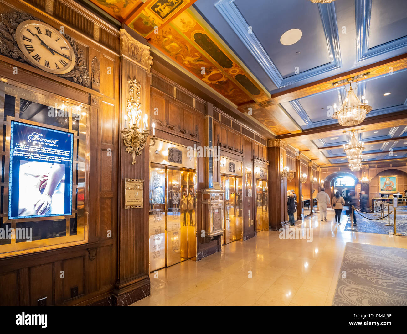 Chateau Frontenac Quebec Interior