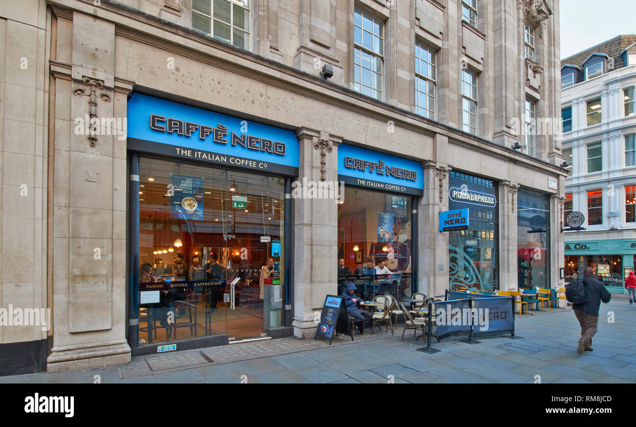 LONDON CAFFE NERO IN THE HAYMARKET Stock Photo - Alamy