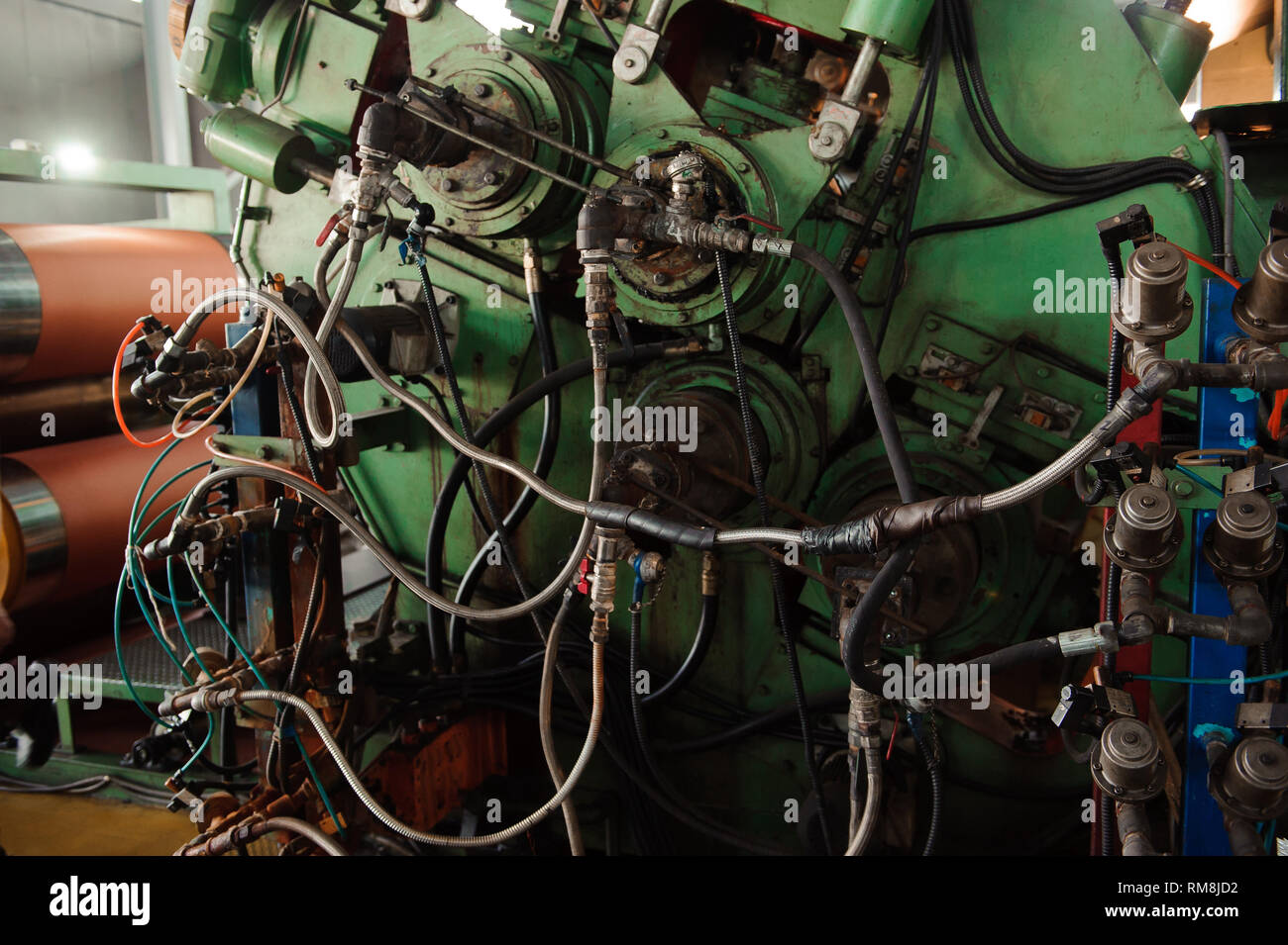 A Powerful Press for the Creation of Rubber Products from Rubber Stock ...