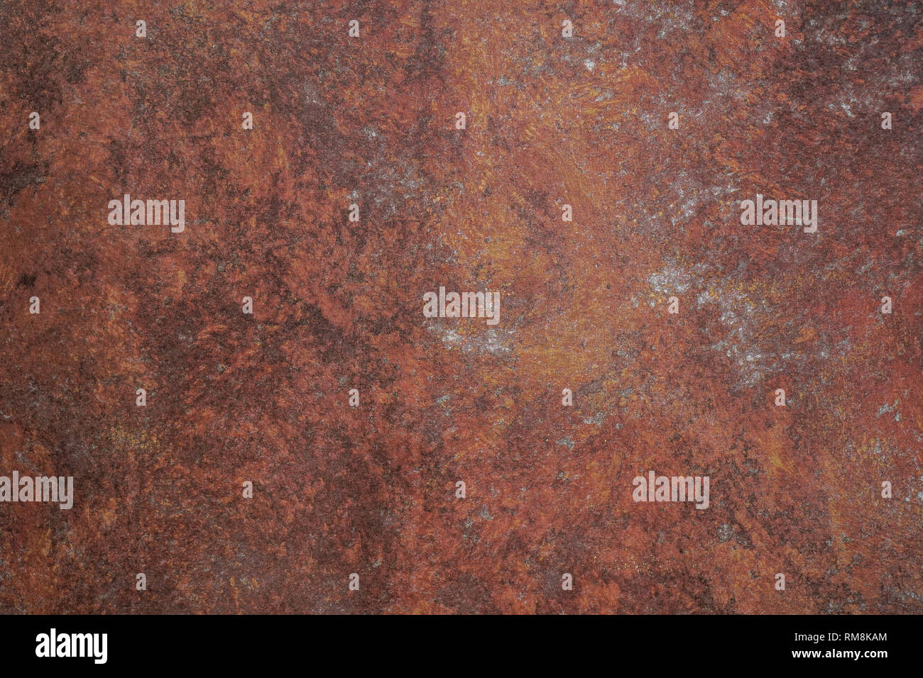 Red texture painted on canvas. Artist red primed cotton mottled grunge ...