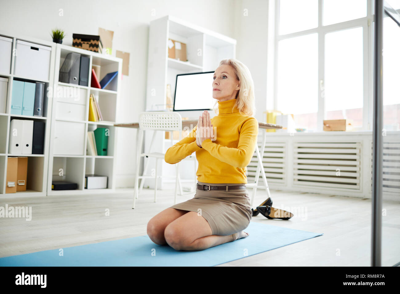 Stress Relief at Work Stock Photo - Alamy