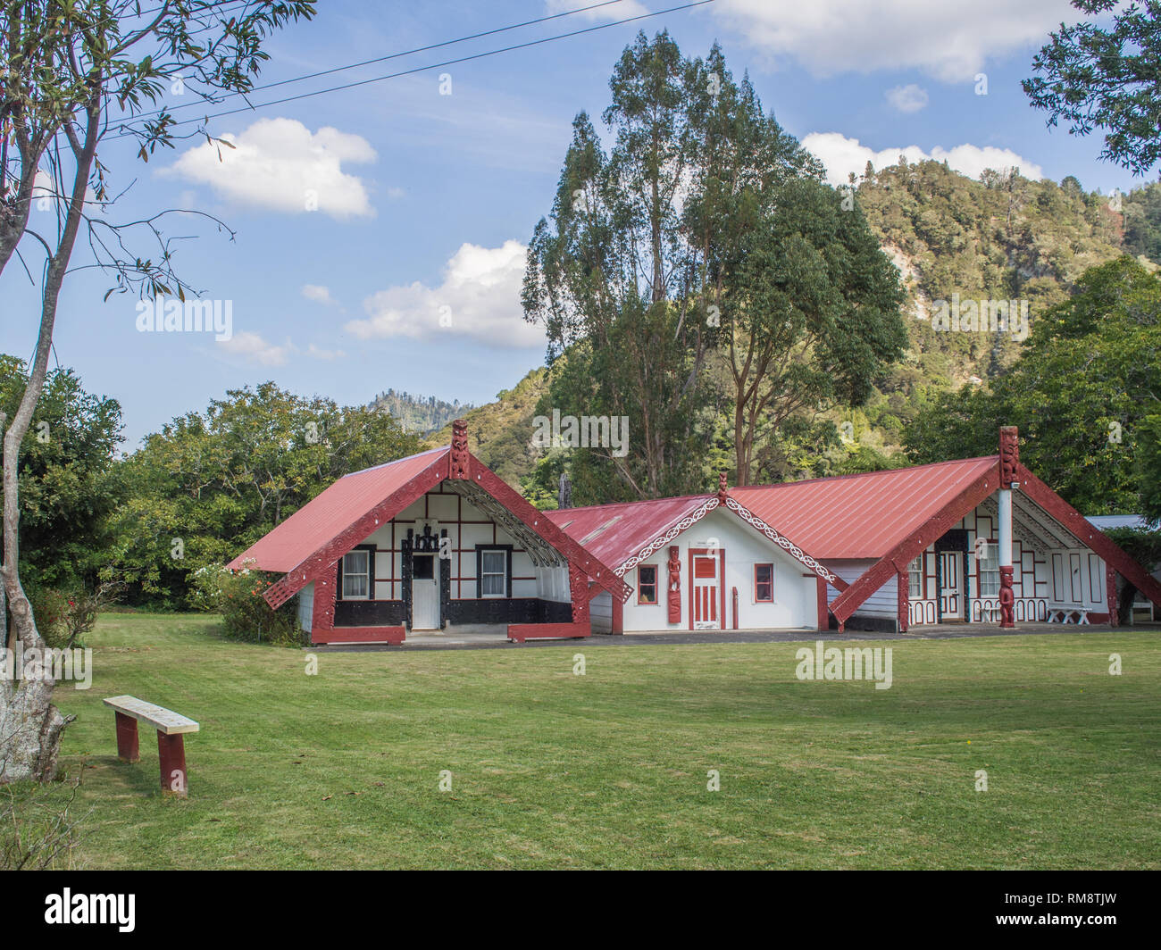 Maori marae wharenui hi-res stock photography and images - Alamy