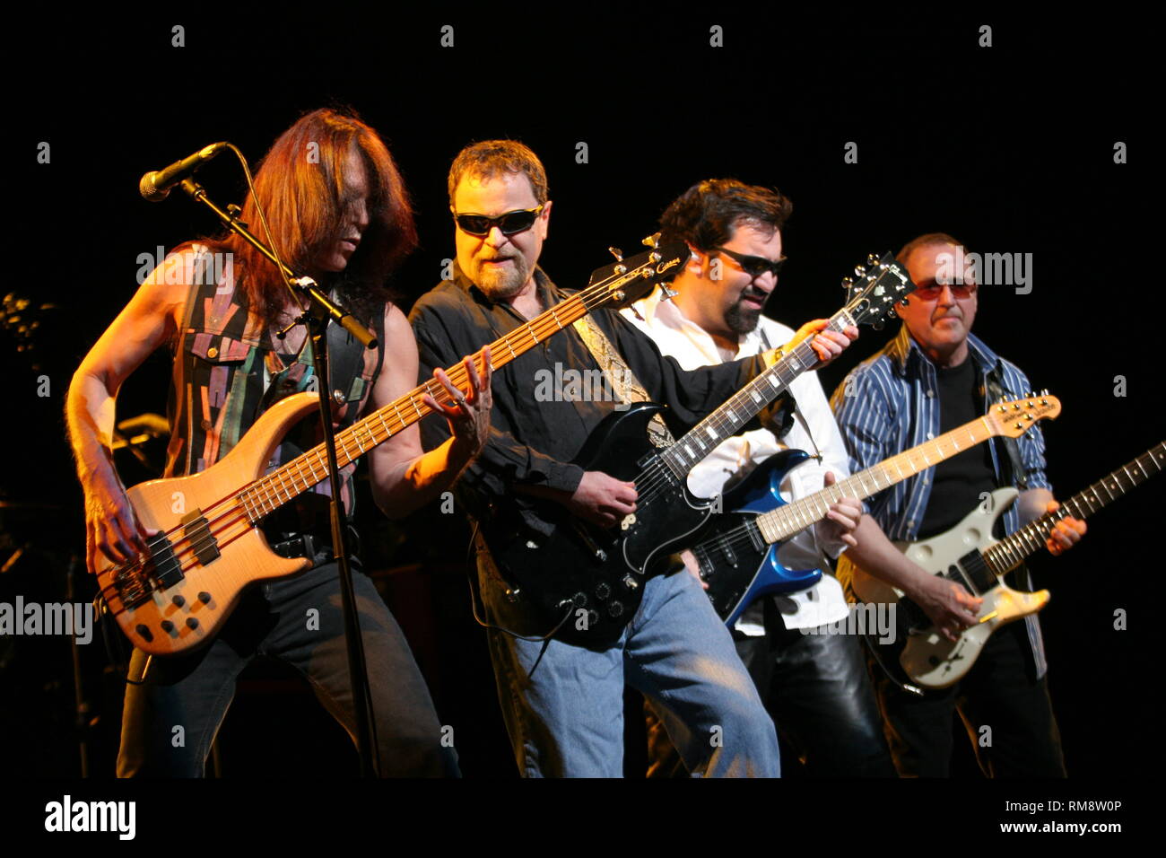 Blue Oyster Cult Band Members Are Shown During One Of The Groups